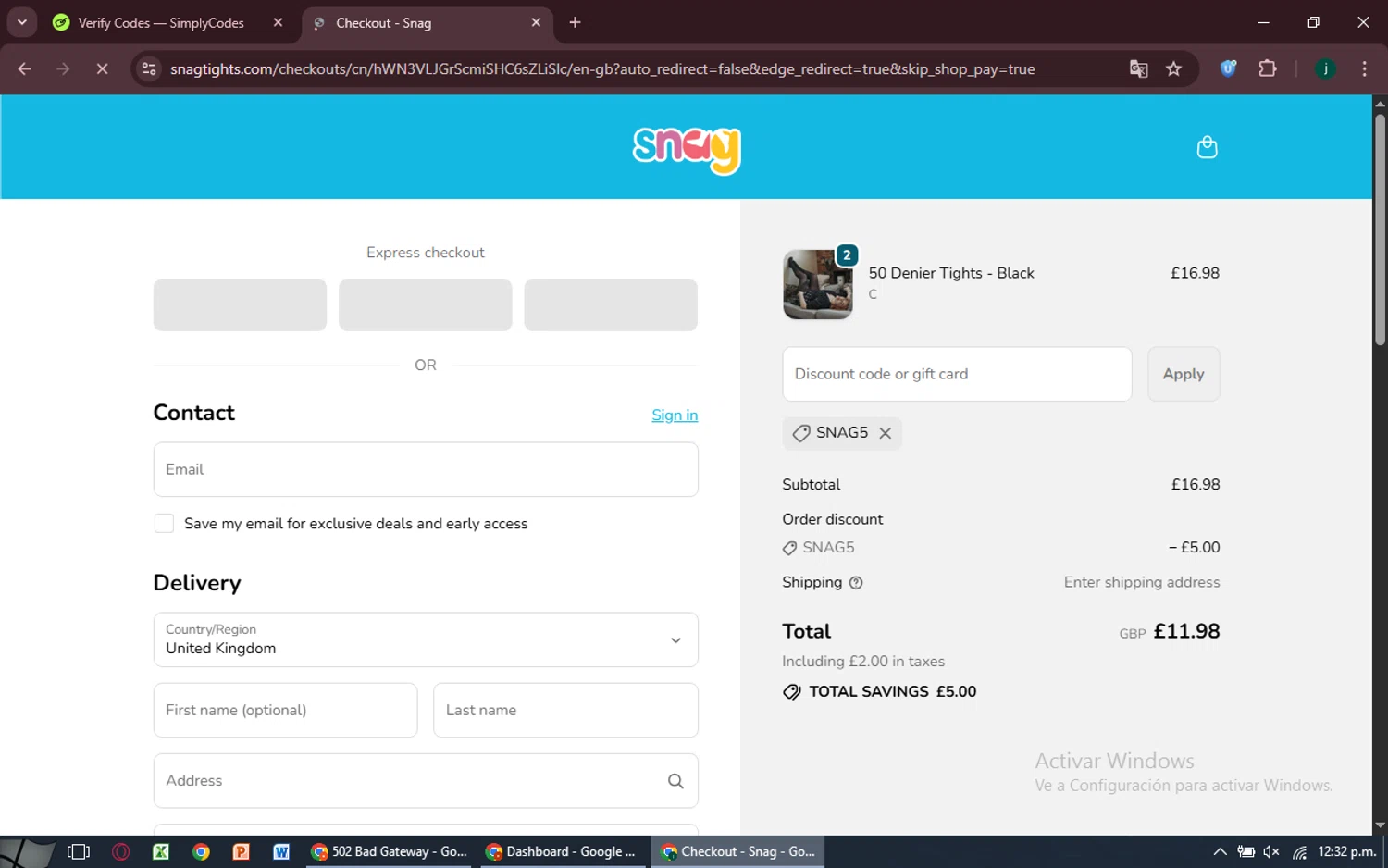 Snag Tights Promo Codes - 10% Off (1 Verified) Oct 2025