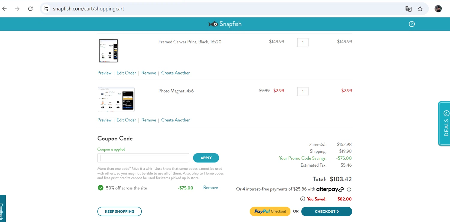 SnapFish Promo Codes (22 Verified) - 70% Off w/Code Aug 2025