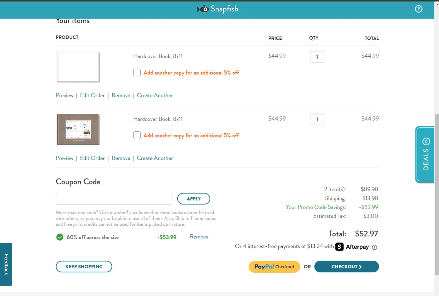 SnapFish Promo Codes (31 Verified) - 70% Off w/Code Oct 2025