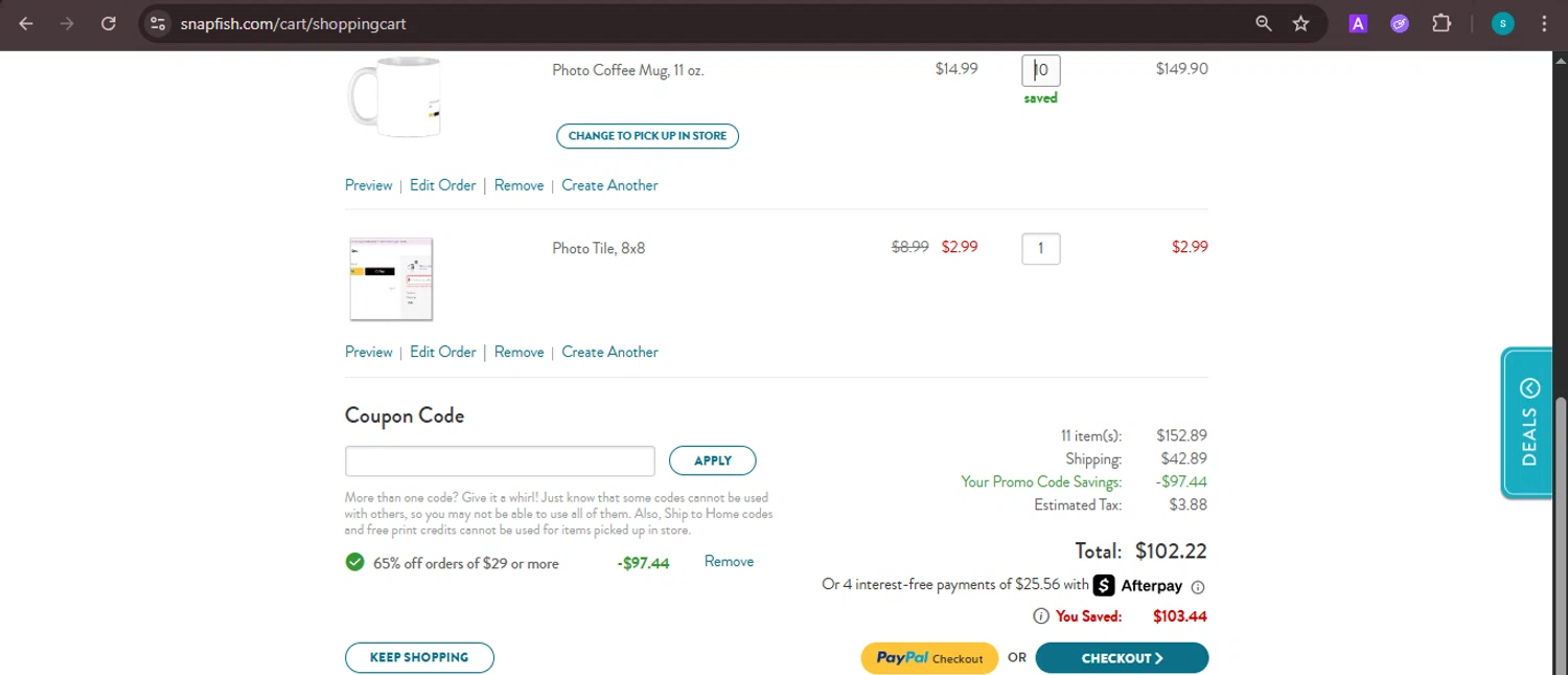 SnapFish Promo Codes - 70% Off (32 Verified) Dec 2025