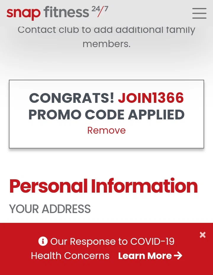 Snap Fitness Promo Codes - 50% Off | December 2024