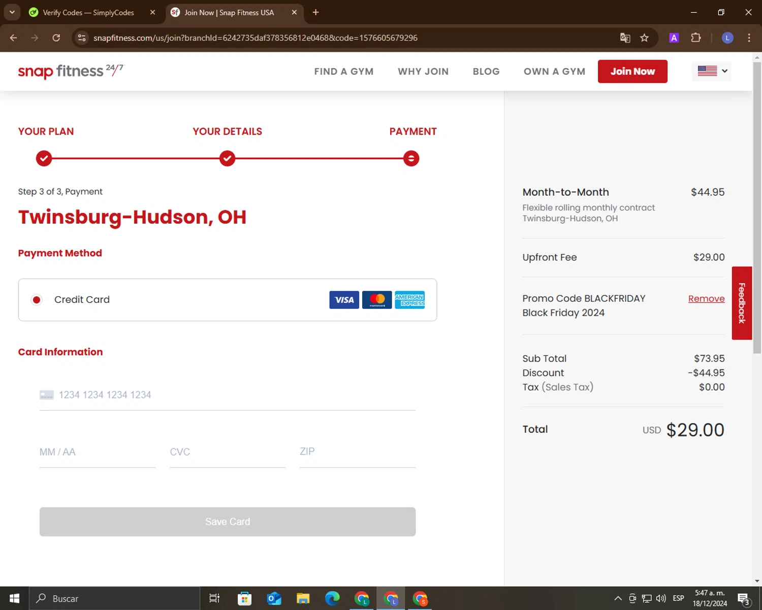 Snap Fitness Promo Codes (1 Verified) - w/ Code Jan 2025