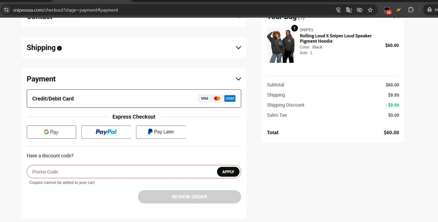 Snipes USA Promo Codes - 30% Off (1 Verified) Feb 2026