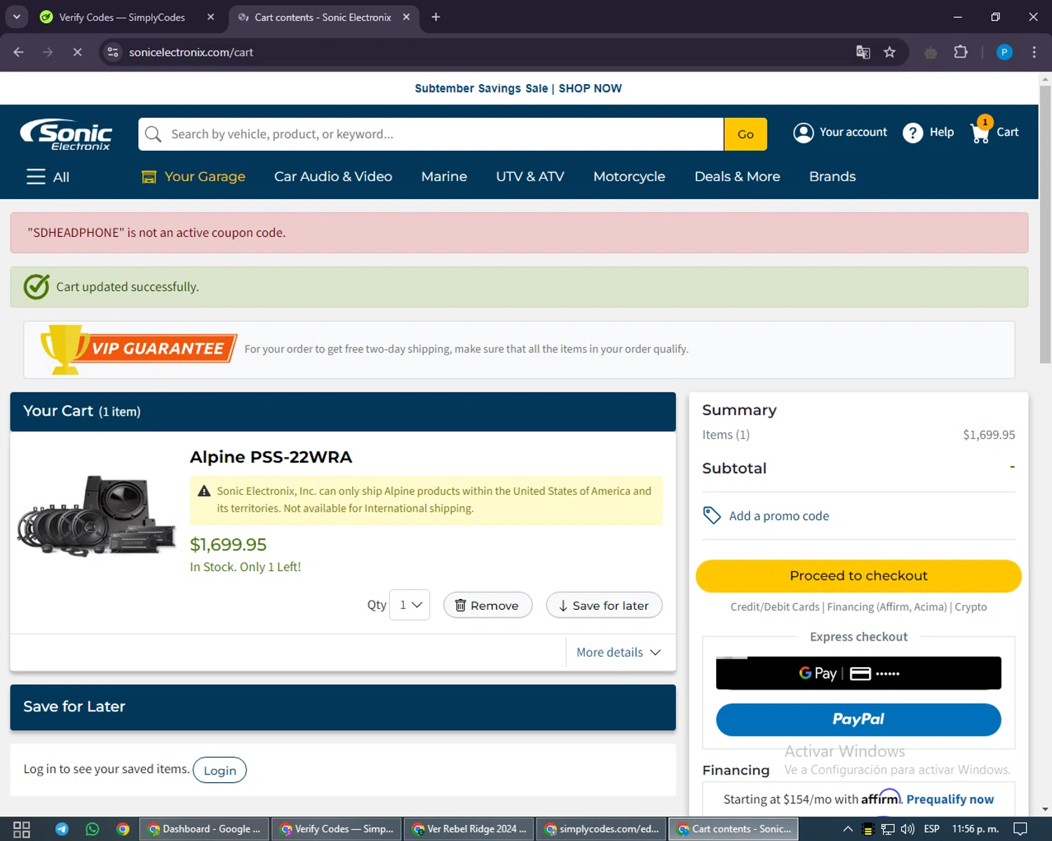 Sonic Electronix Promo Codes - 25% Off | November 2024