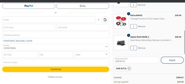 Sonic Electronix Promo Codes - 15% Off Oct 2025