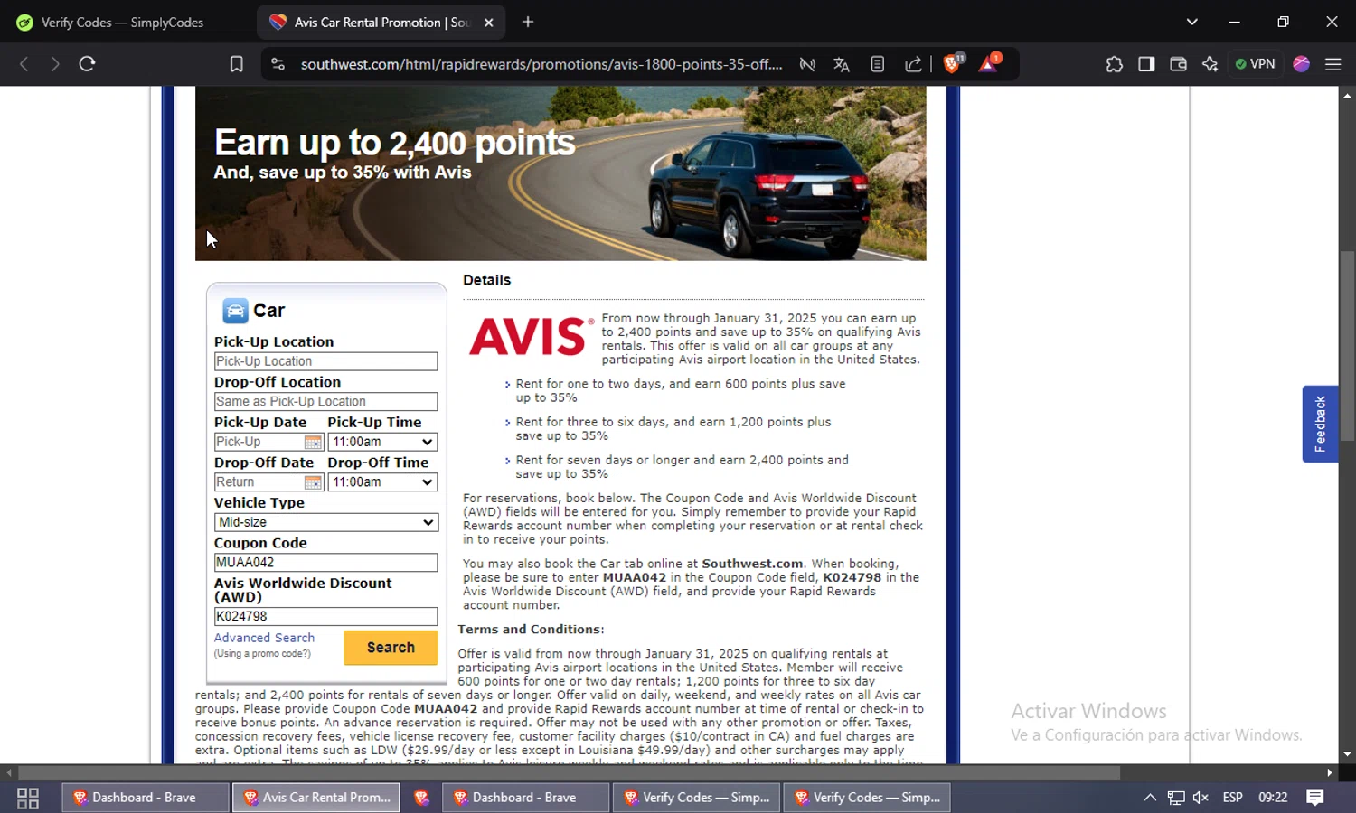 Southwest Airlines Promo Codes - $250 Off | December 2024