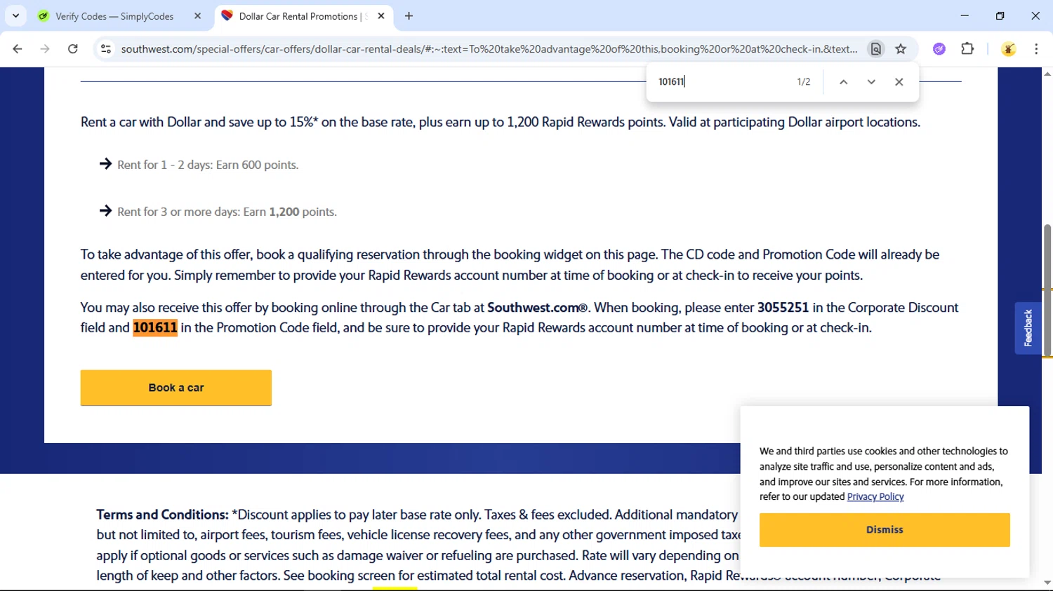 Southwest Airlines Promo Code - 20% Off Dec 2025