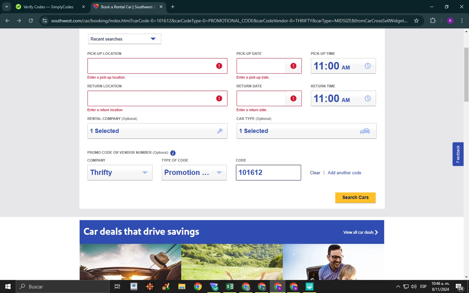 Southwest Airlines Promo Codes - $250 Off | December 2024