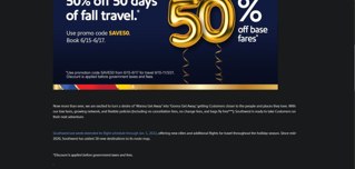 Southwest Airlines Promo Codes - 20% Off Jun 2025