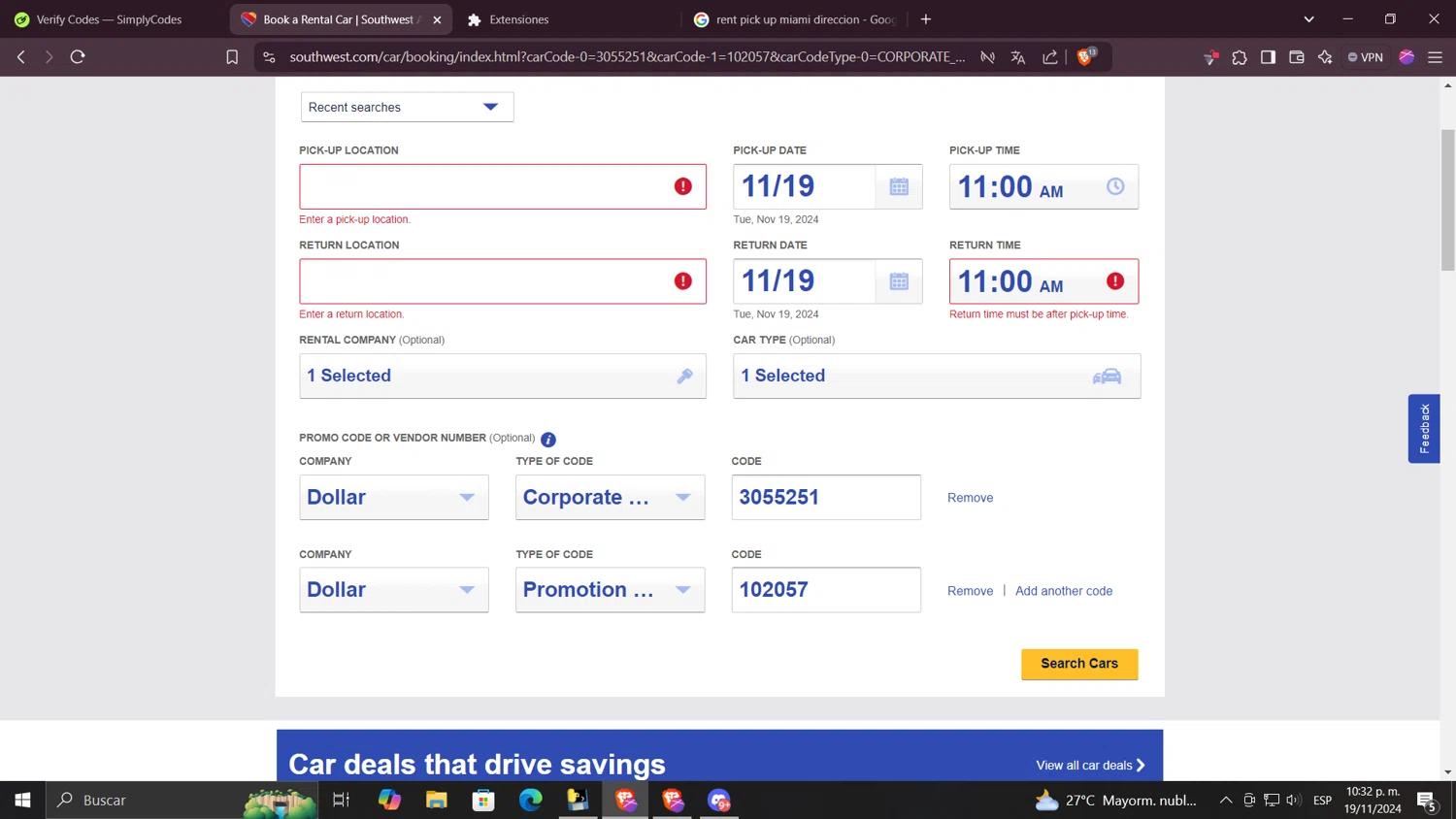 Southwest Airlines Promo Codes - $250 Off | December 2024