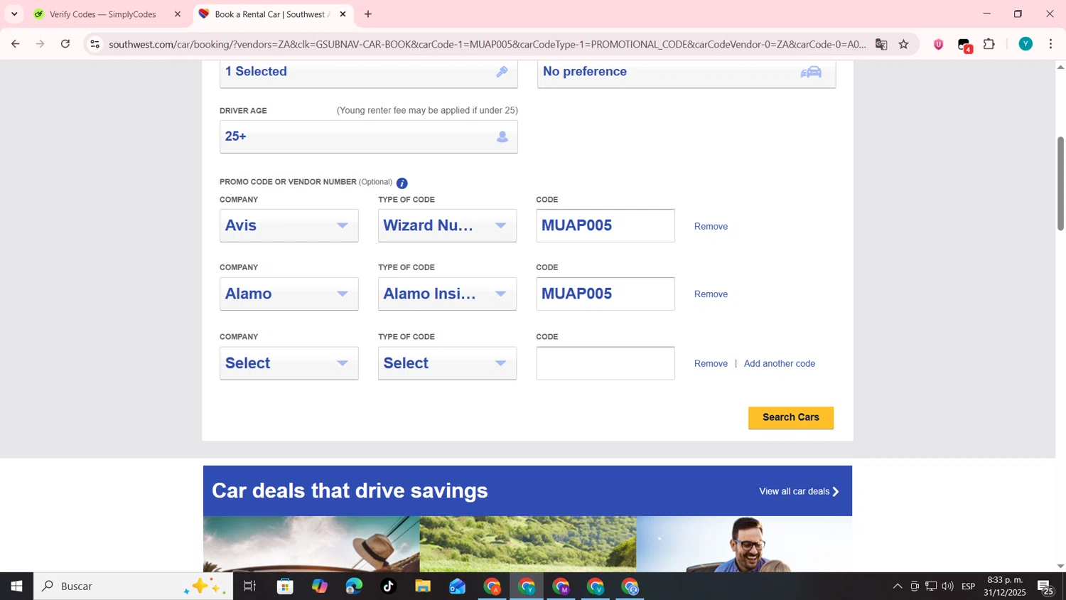 Southwest Airlines Promo Code - 15% Off Jan 2026