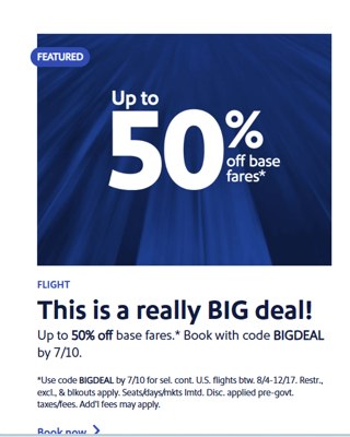 Southwest Airlines Promo Codes - 50% Off Jul 2025