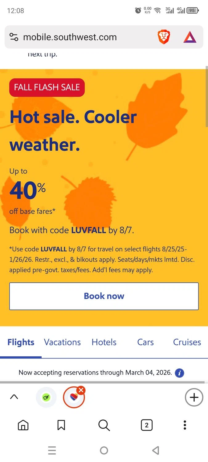 Southwest Airlines Promo Codes - 15% Off Oct 2025