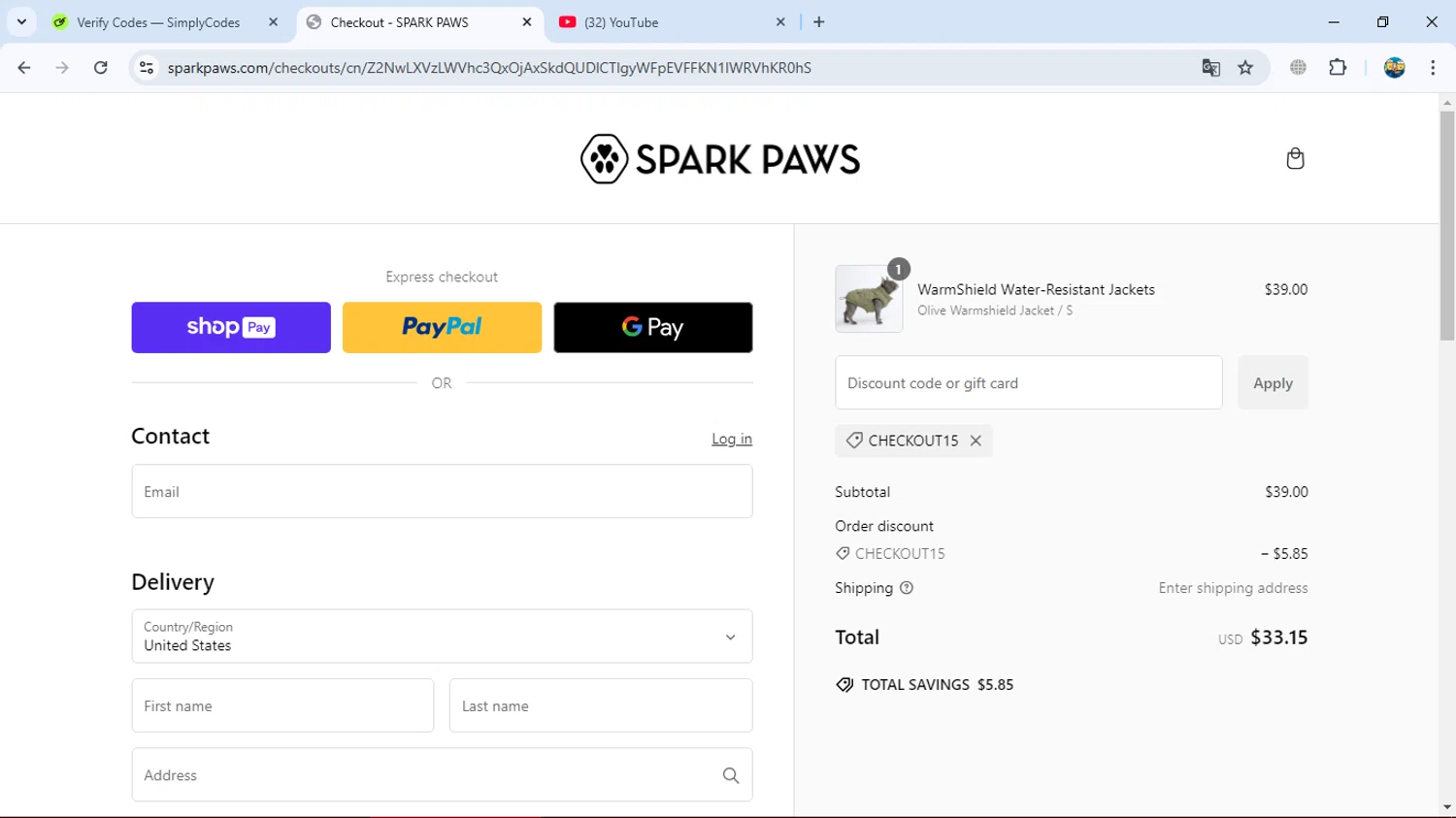 Spark Paws Discount Codes - 15% Off | January 2025
