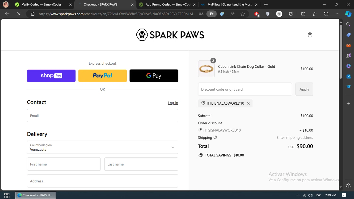 Spark Paws Coupons - 15% Off Discount Codes in August 2024 | SimplyCodes