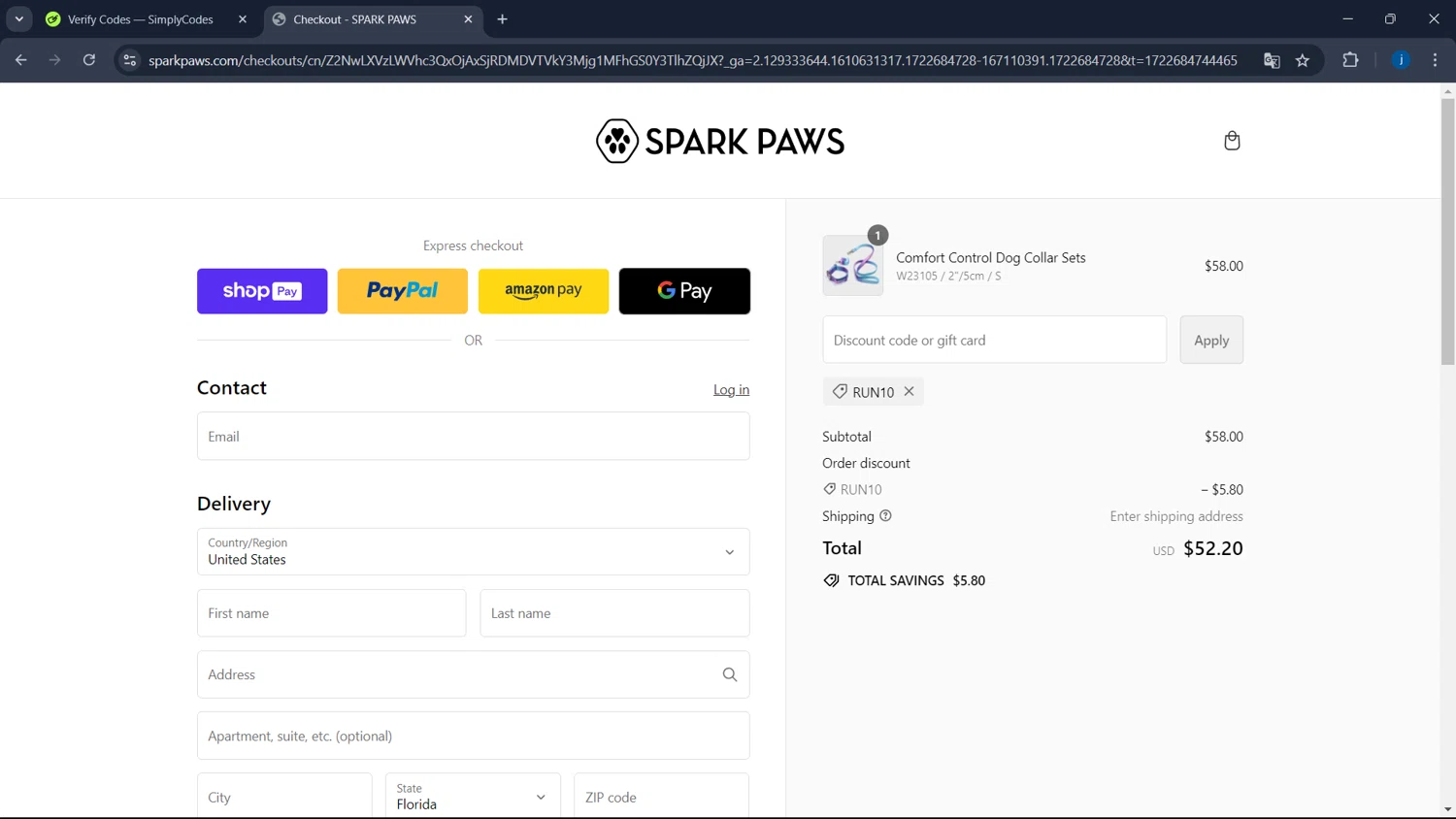 Spark Paws Coupons - 15% Off Discount Codes in August 2024 | SimplyCodes