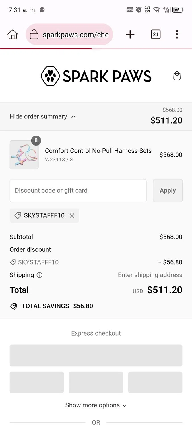 Spark Paws Coupons - 15% Off Discount Codes in August 2024 | SimplyCodes