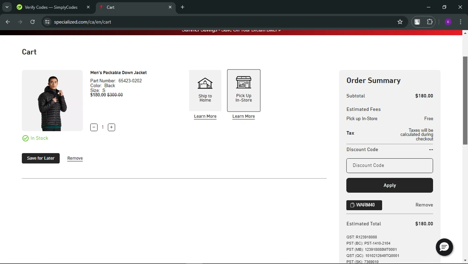 Specialized Promo Codes - 40% Off | September 2024