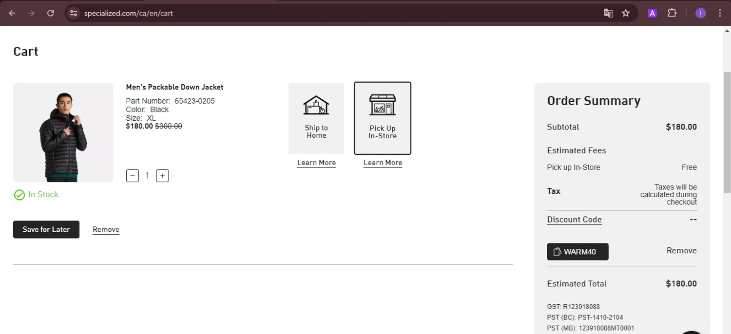 Specialized Promo Codes - 40% Off | August 2024