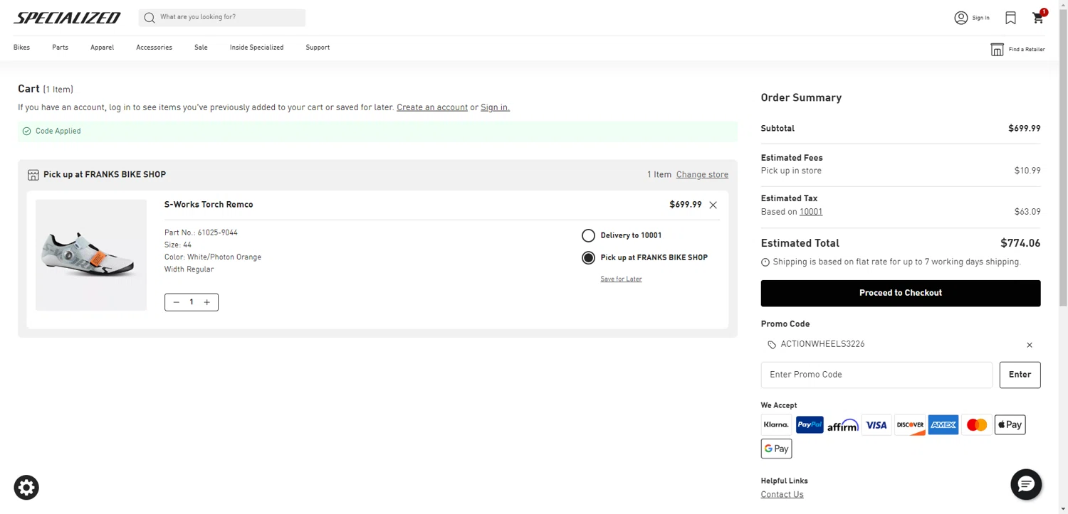 Specialized Promo Codes (3 Verified) - $10 Off Aug 2025