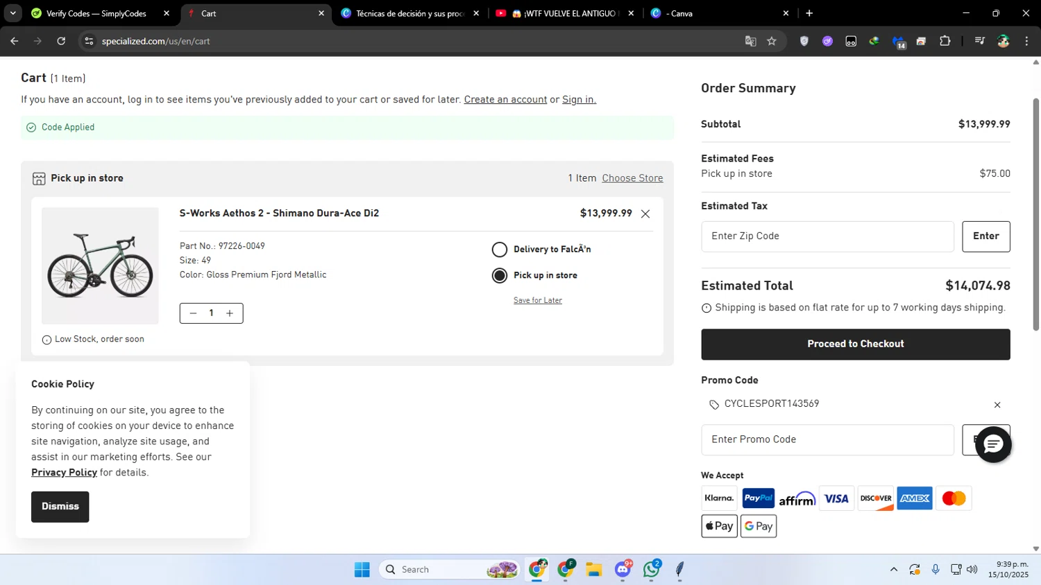 Specialized Promo Codes (2 Verified) - $10 Off Oct 2025