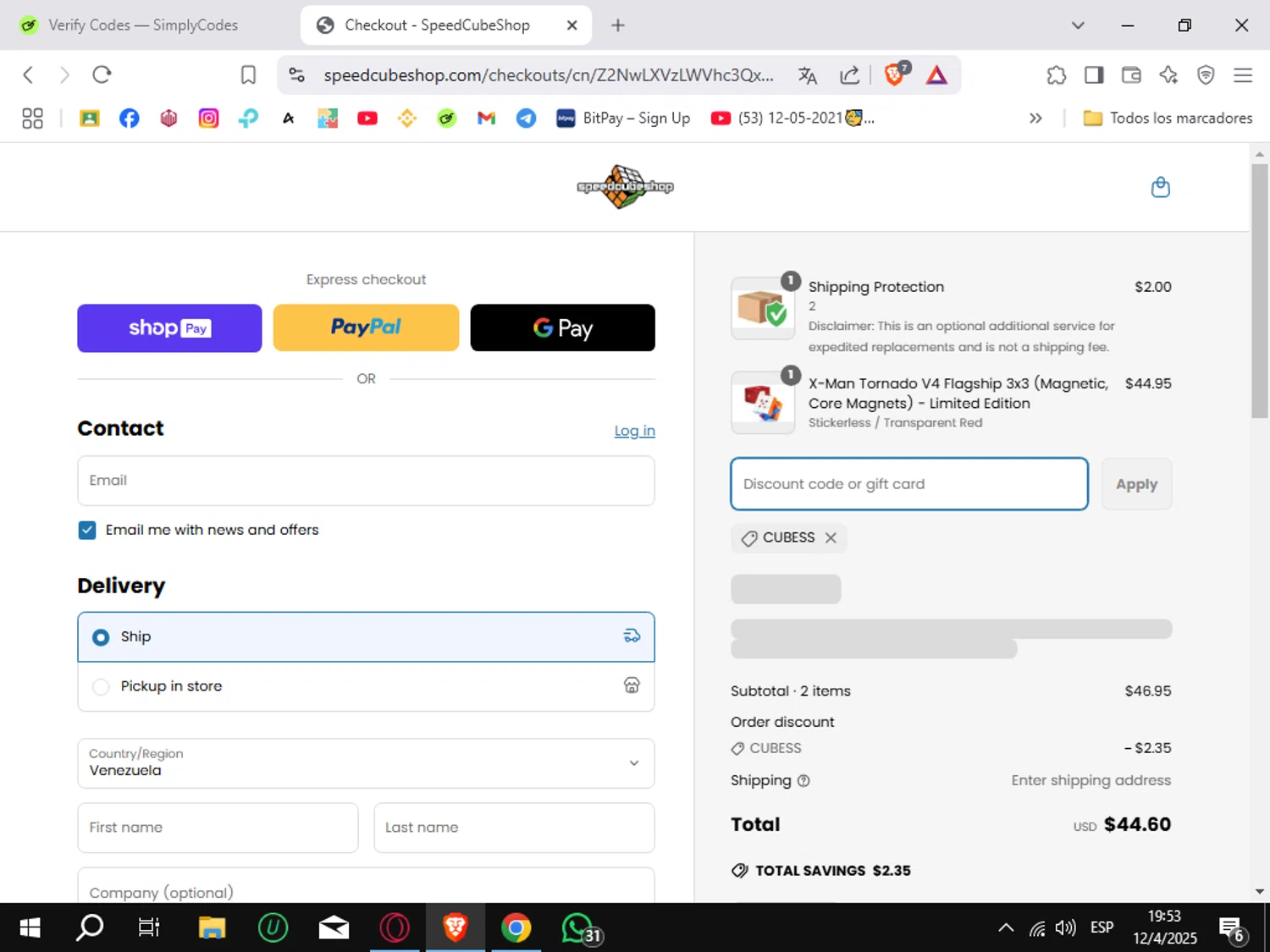 SpeedCubeShop Promo Codes - 5% Off (Verified) Aug 2025