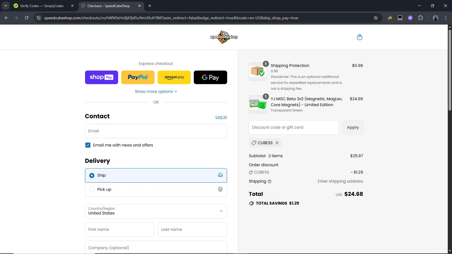 SpeedCubeShop Promo Codes - 5% Off (Verified) Sep 2025