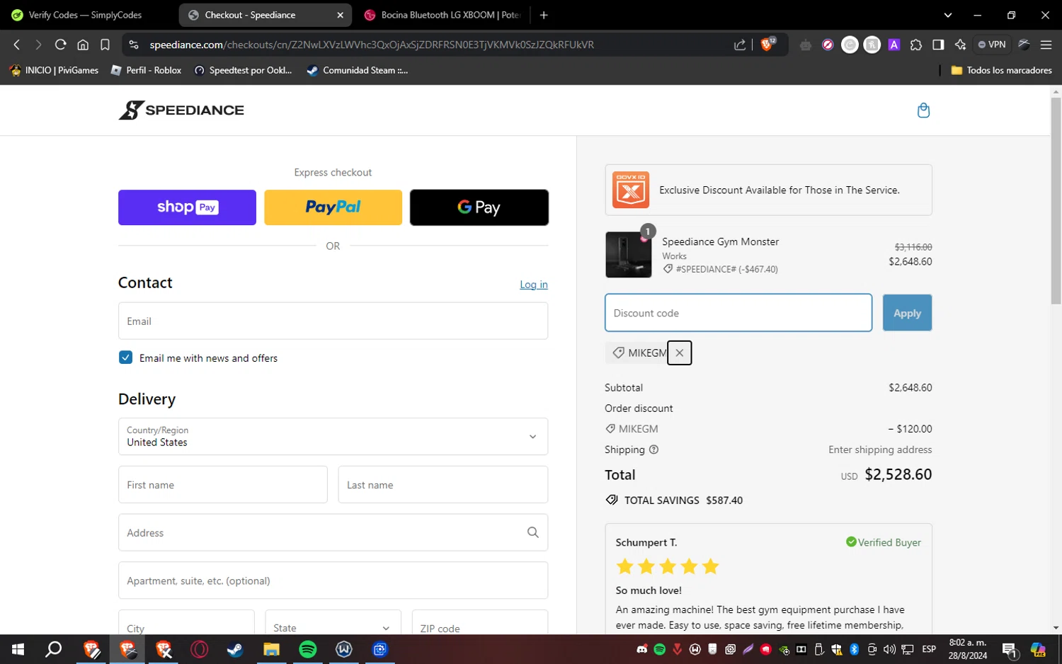 Speediance Coupon Codes - $120 Off | September 2024