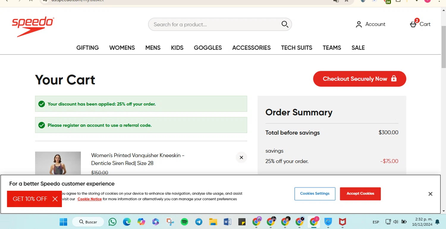 Speedo Coupon Codes - 15% Off | January 2025