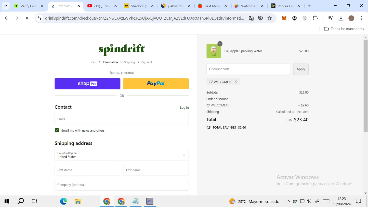 Spindrift Coupons - 25% Off | September 2024