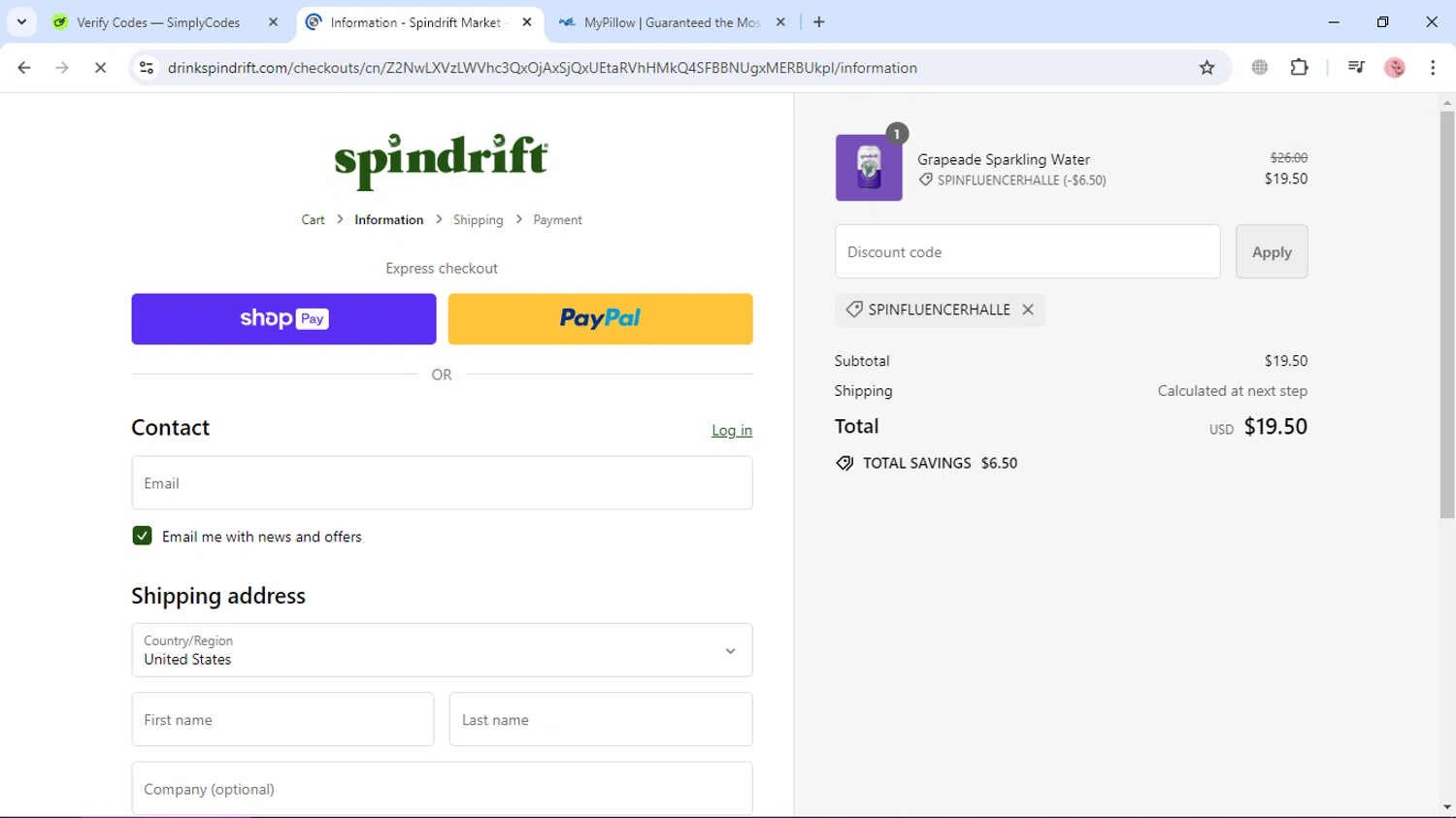Spindrift Coupons - 25% Off | November 2024