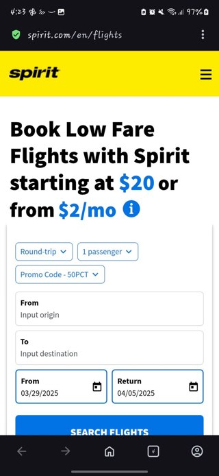 Spirit Airlines Promo Codes (1 Verified) - 20% Off Jun 2025
