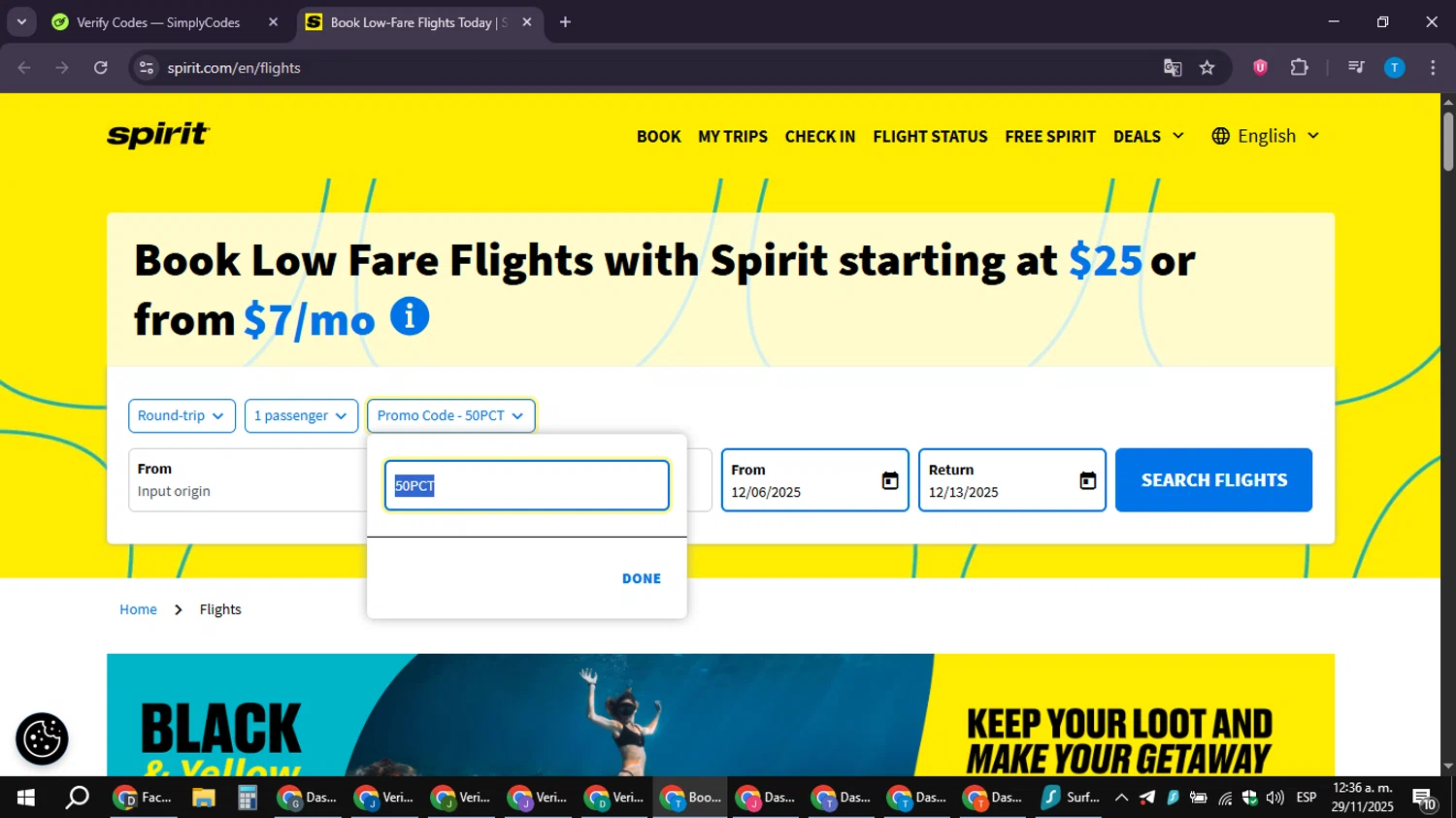 Spirit Airlines Promo Code - 10% Off (Verified) Dec 2025