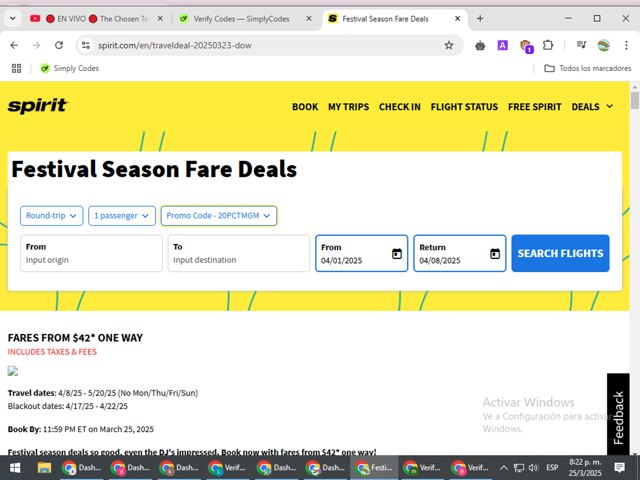 Spirit Airlines Promo Codes (1 Verified) - 20% Off Jun 2025