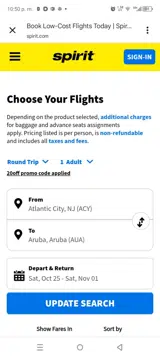 Spirit Airlines Promo Codes - 50% Off Coupons Apr 2026