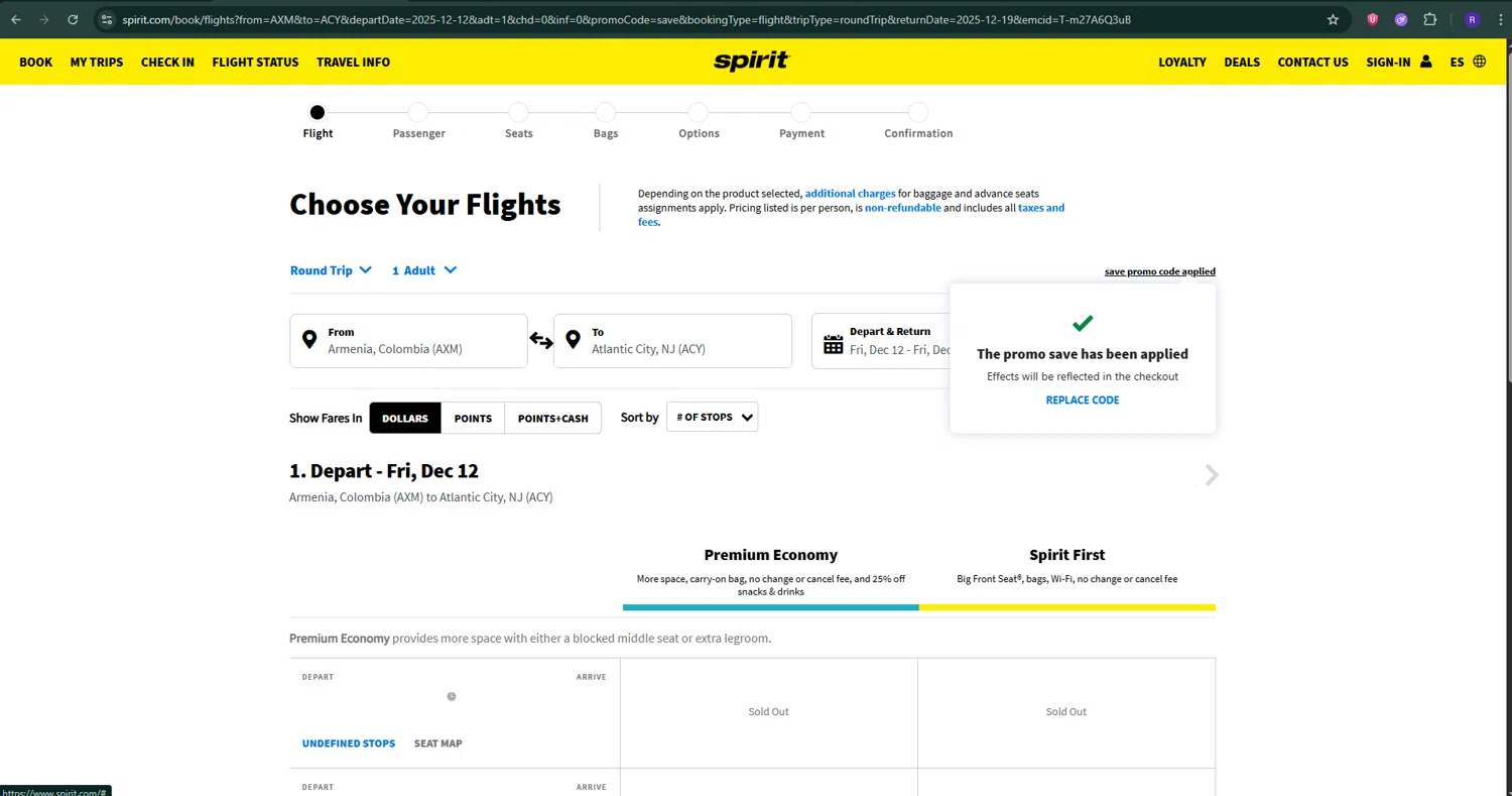 Spirit Airlines Promo Code - 10% Off (Verified) Dec 2025