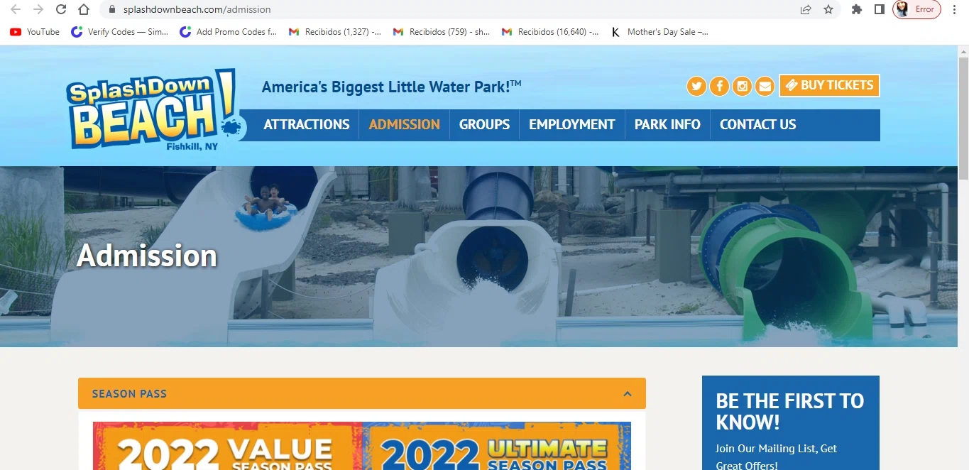 SplashDown Beach Promo Codes – $5 Off | May 2024