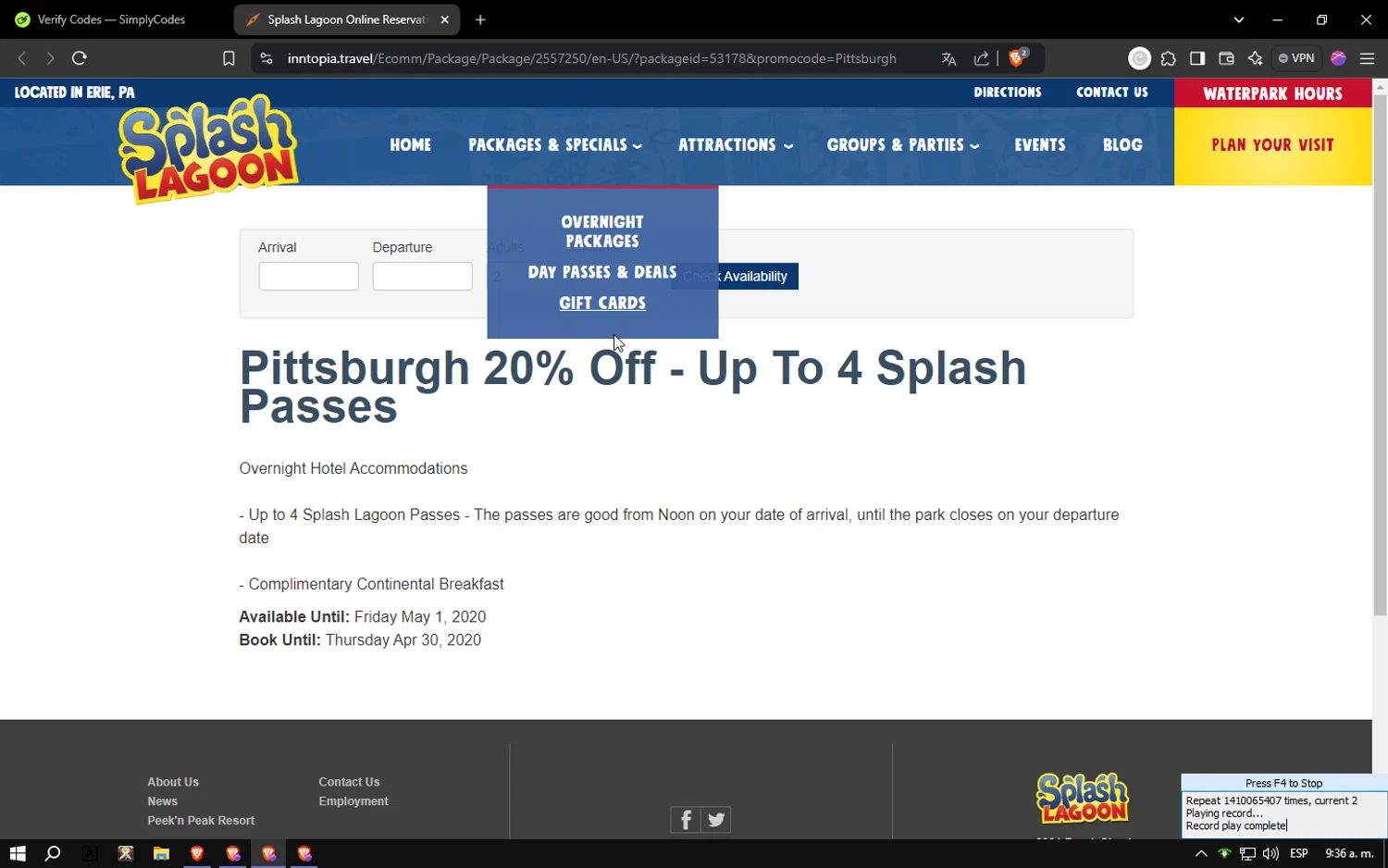 Splash Lagoon Promo Codes - $50 Off | October 2024