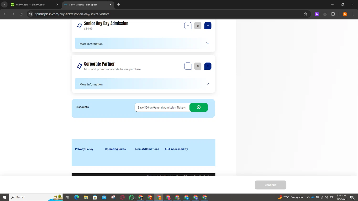 Splish Splash Promo Codes - $30 Off | September 2024