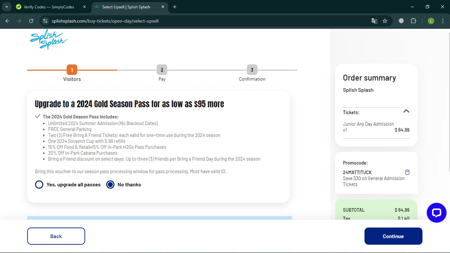 Splish Splash Promo Codes - $30 Off | August 2024
