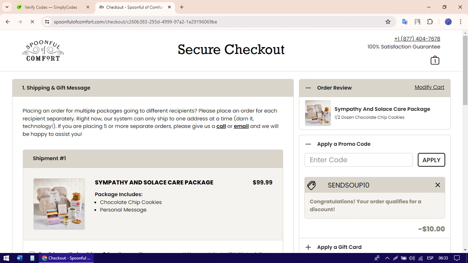 Spoonful of Comfort Coupons - 10% Off | October 2024
