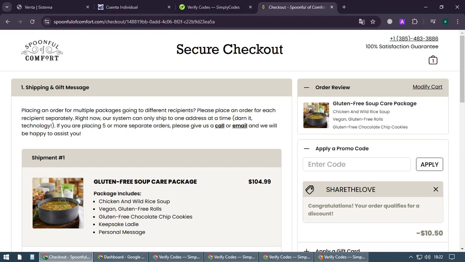 Spoonful of Comfort Coupons - 10% Off | January 2025