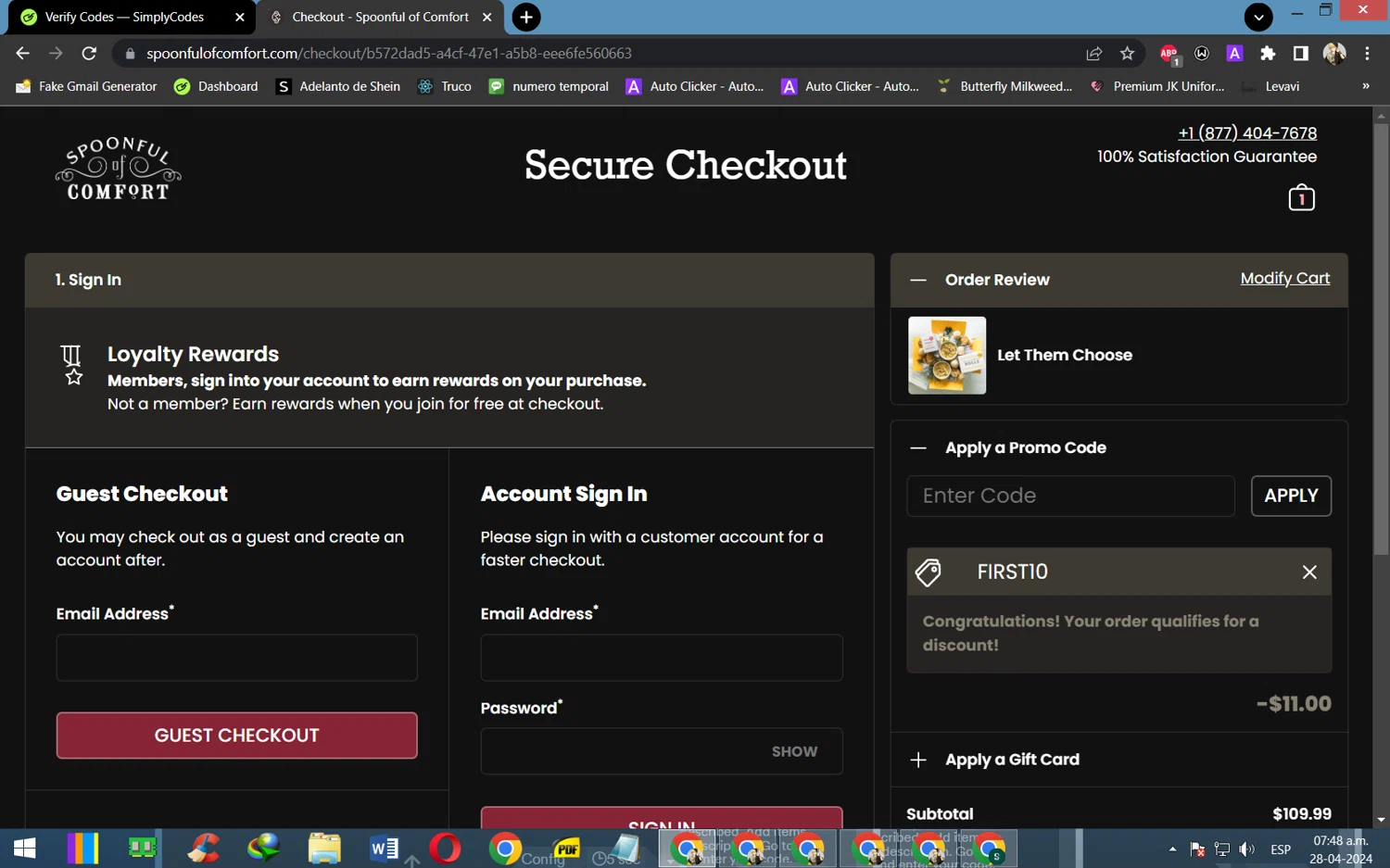 Spoonful of Comfort Promo Codes – 15% Off | May 2024