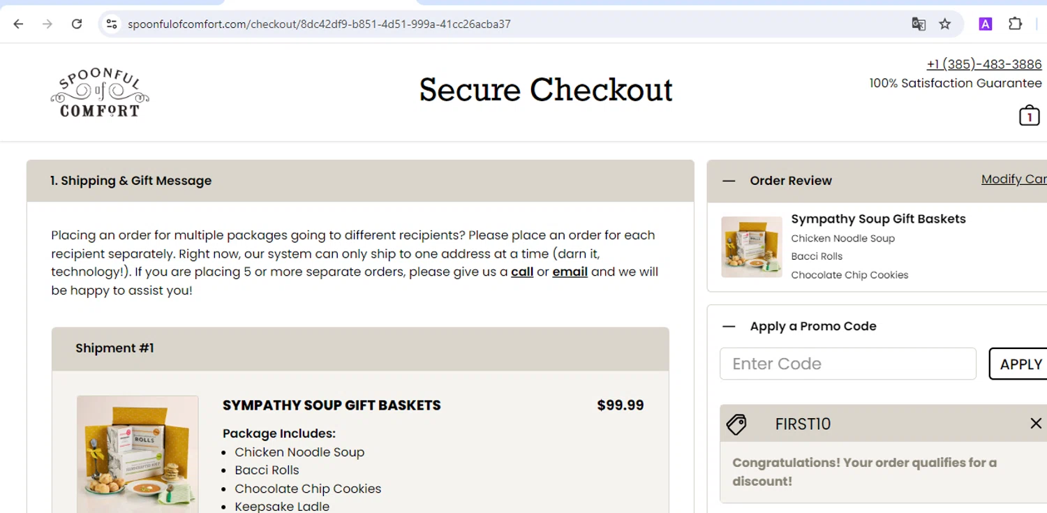 Spoonful of Comfort Coupon Codes - 15% Off Coupons Jan 2025