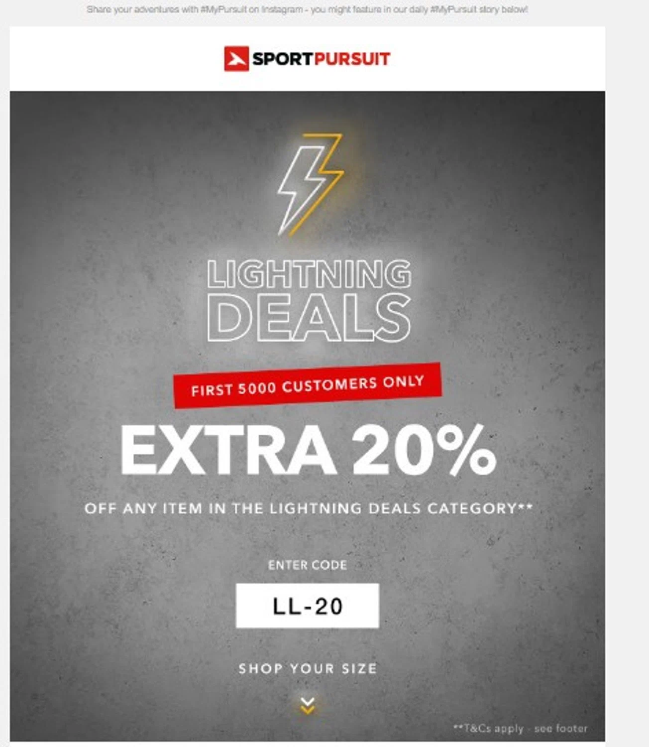 SportPursuit Promo Codes - 20% Off (3 Verified) June 2026