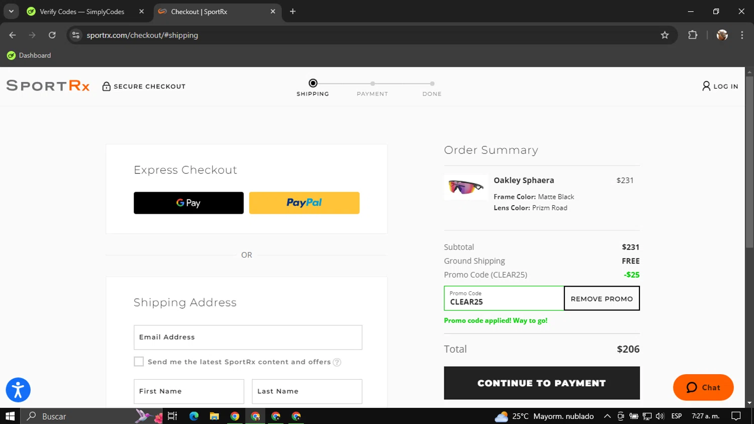 SportRx Promo Codes - $20 Off | October 2024