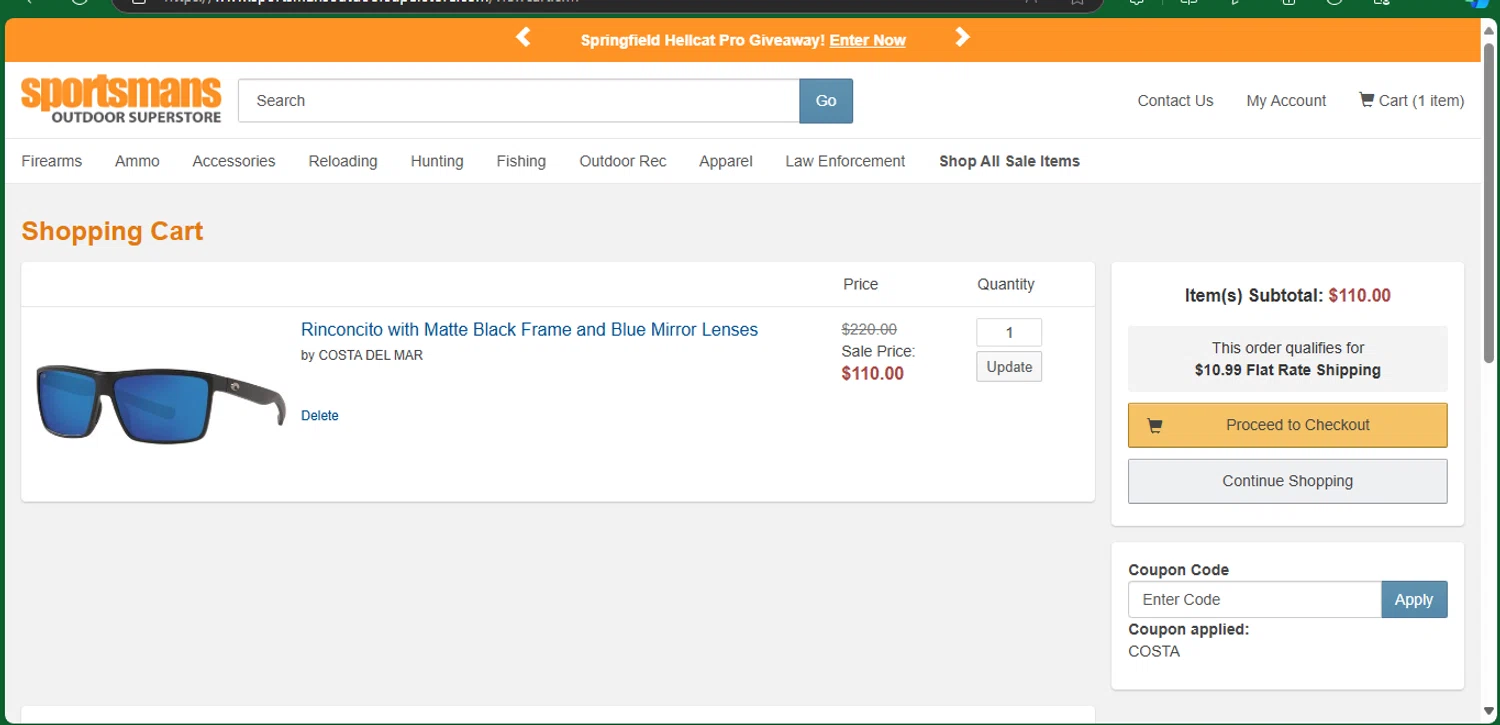 Sportsman's Outdoor Superstore Coupon Codes - $125 Off | November 2024