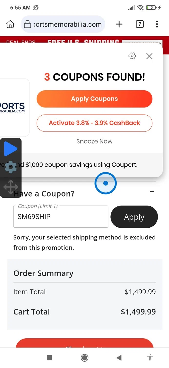 Sports Memorabilia Coupon Codes & Cyber Monday 2024 Deals - 20% Off