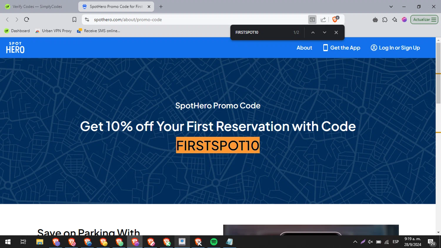 SpotHero Promo Codes - $5 Off | November 2024
