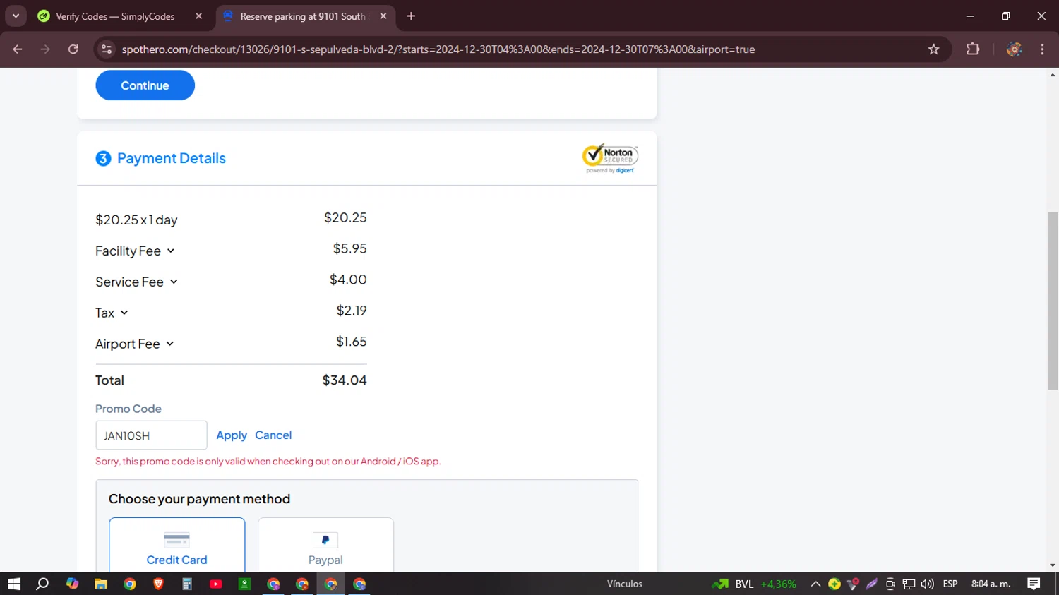 SpotHero Promo Codes - 10% Off | January 2025